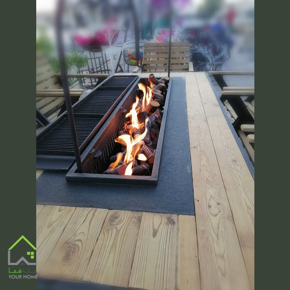 میز آتش دان بزرگ | فروشگاه اینترنتی خانه شما