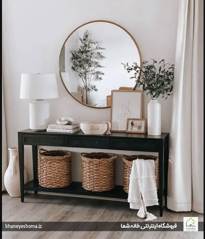 معرفی پرفروش‌ترین آینه کنسول‌های مدرن و ساده | فروشگاه اینترنتی خانه شما