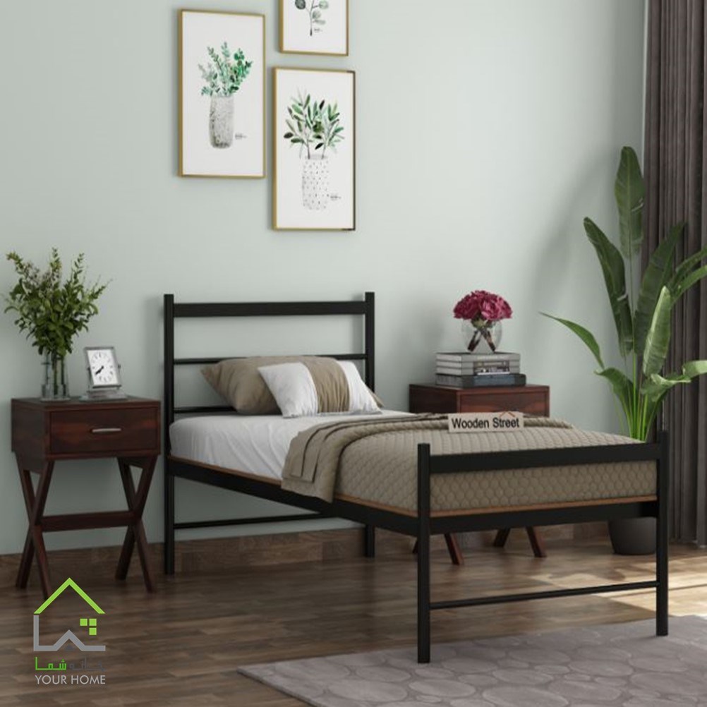 تختخواب یک نفره مدل فلور | فروشگاه اینترنتی خانه شما