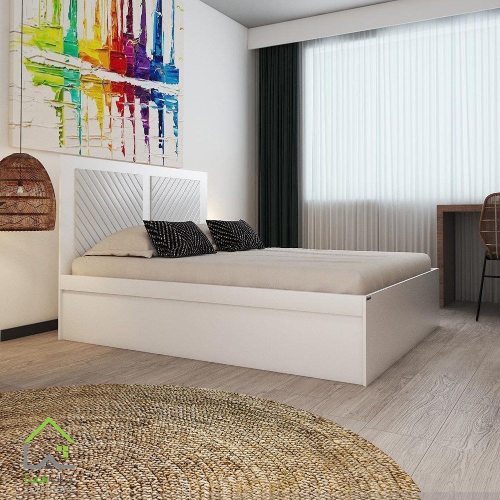 تخت خواب دو نفره چوبی مدل رویا | فروشگاه اینترنتی خانه شما